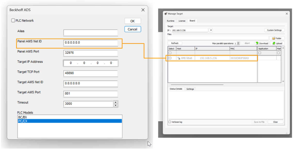 EXOR#Part_10 Connect to Beckhoff with ADS and use the Reciple function